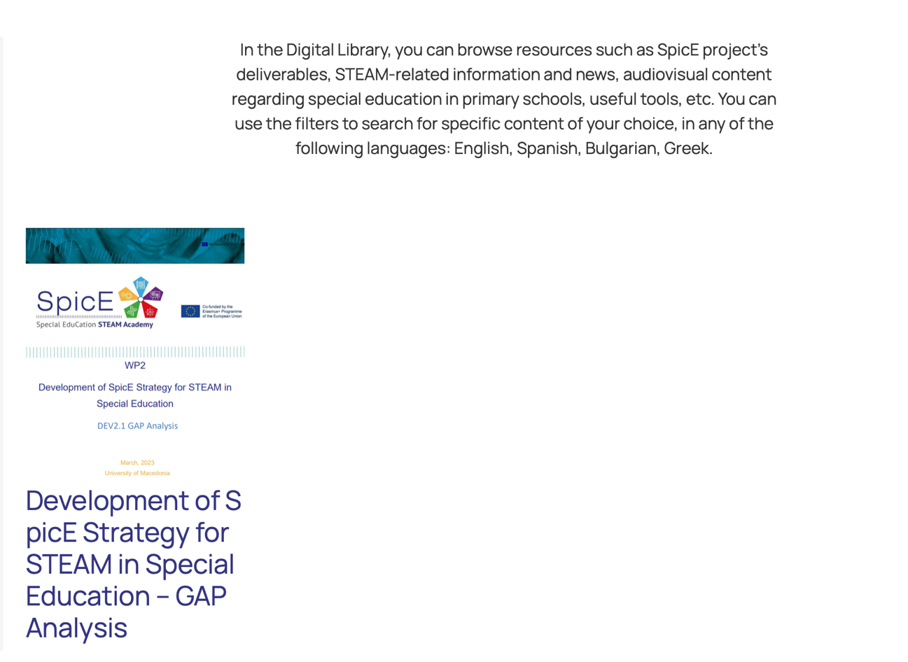 Spice Academy » SpicE Project Launches Community of Practice to Drive ...